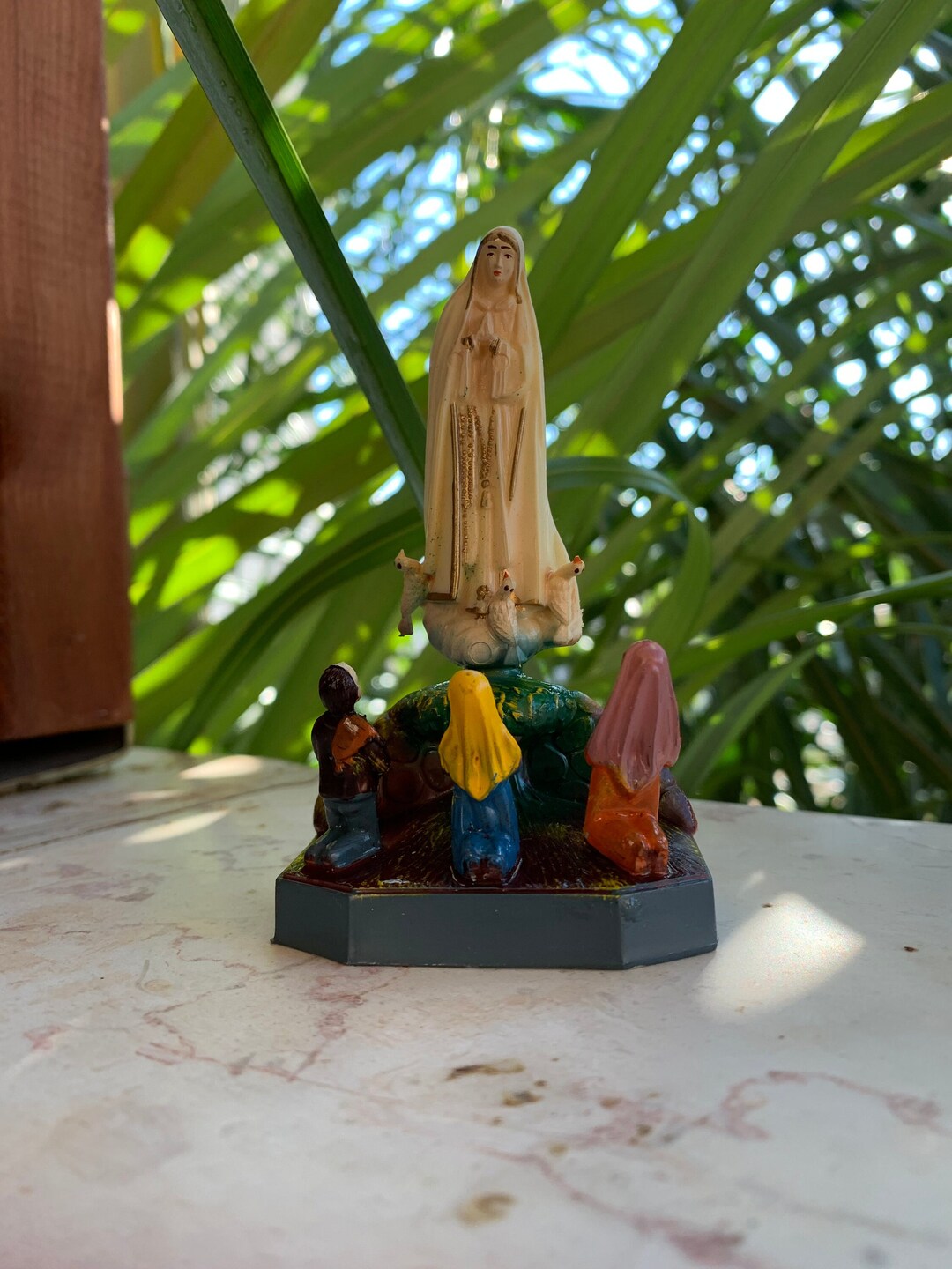 Vintage Mini Pewter Mother Mary, Mini Statue, Catholic, Figurine ...