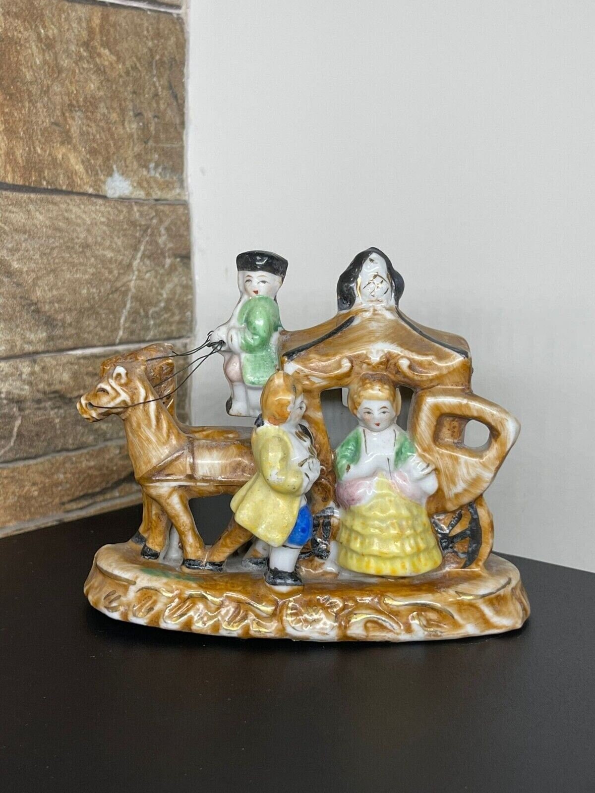 Vintage German GRAFENTHAL Porcelain Coach Carriage Princess Horses ...