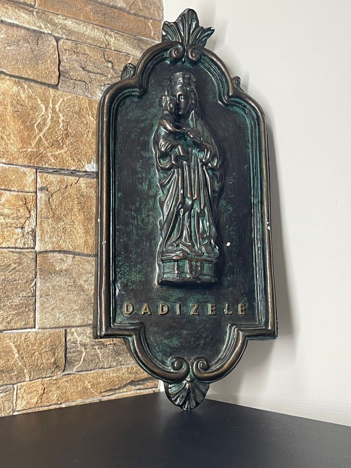 Antique Virgin Mary Jesus Belgium Church 1870s Chalk Statue - Etsy