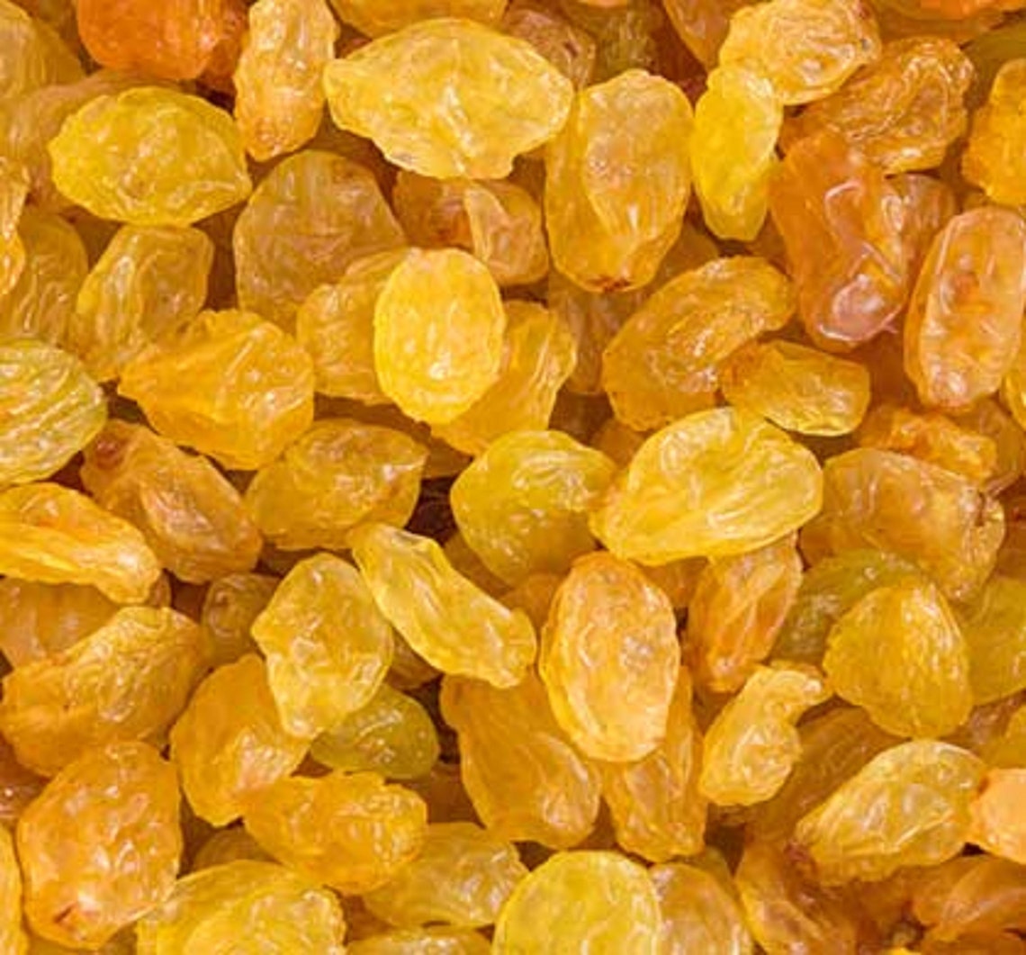 Raisins Dried Organic Sun Certified Golden Holy Land Israel Seedless ...