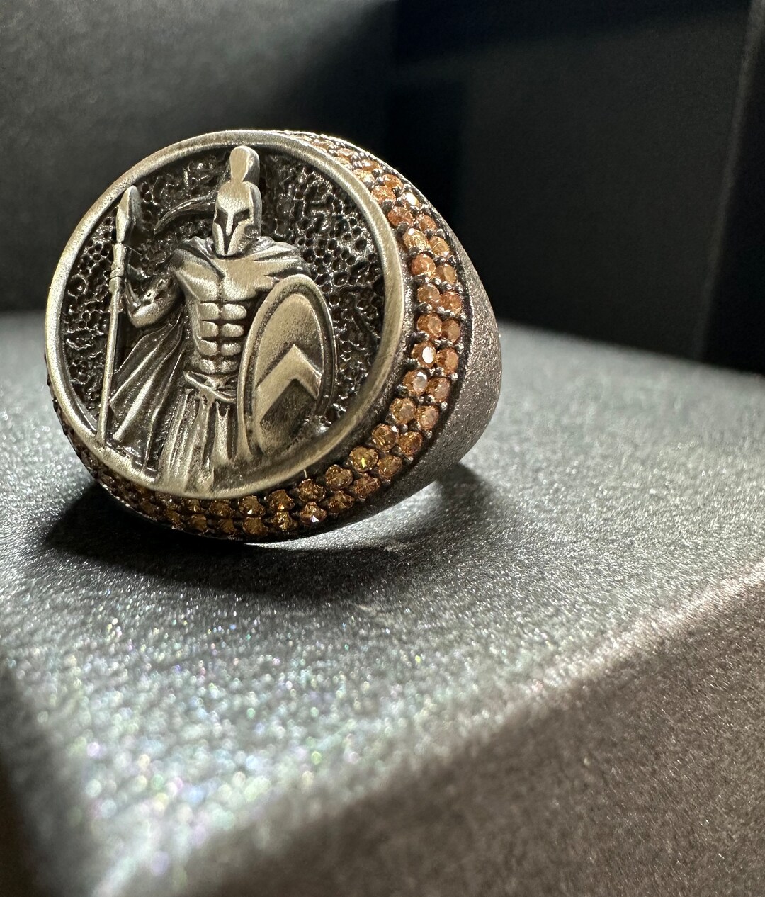 925K SILVER MAN RING Spartan Sterling Silver Ring , Christmas Sale - Etsy
