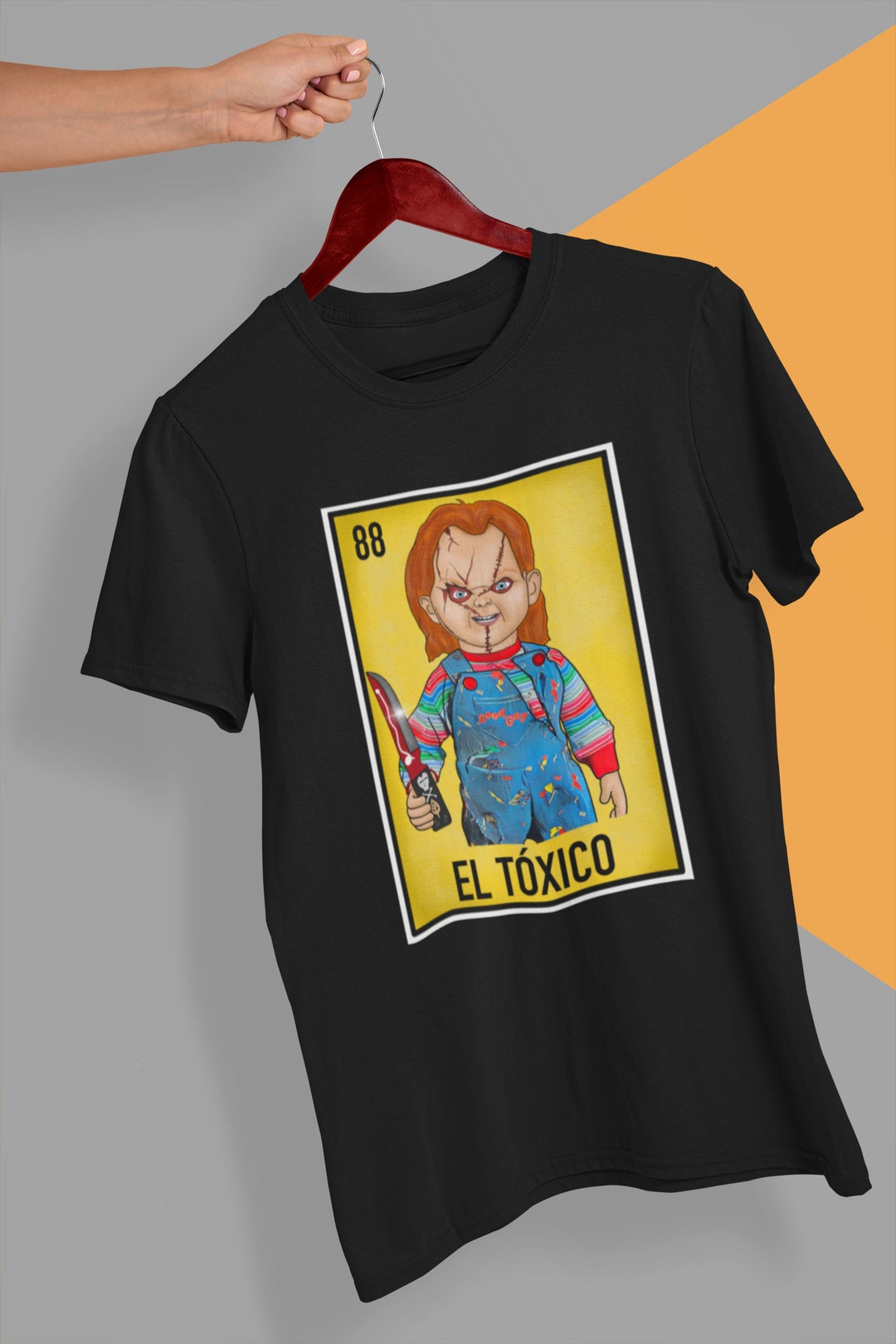 Halloween Horror Tarot Card Shirt, El Toxico, Chucky - Etsy