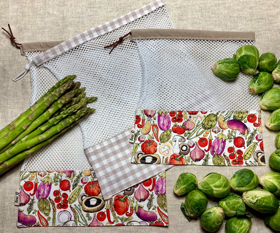 Reusable Produce Bags- Veggies - Etsy