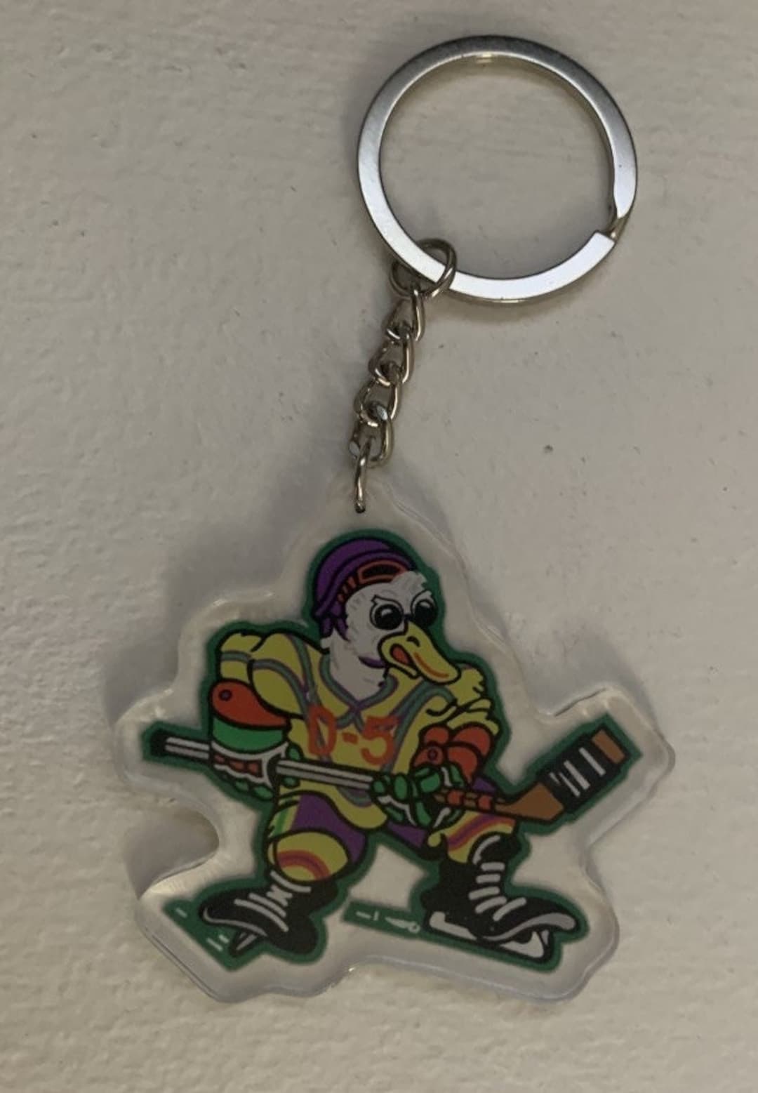 Mighty Ducks Acrylic Key Ring - Etsy