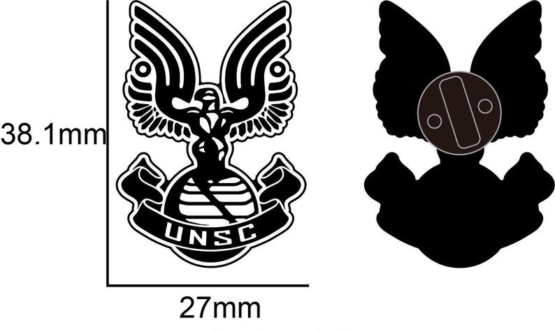 UNSC Pin Badge - Etsy
