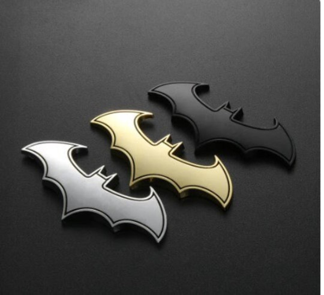 3D Bat Car Logo Sticker - Etsy UK