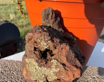 One Large, Unique Lava Rock Planter– All Natural, Perfect for ...