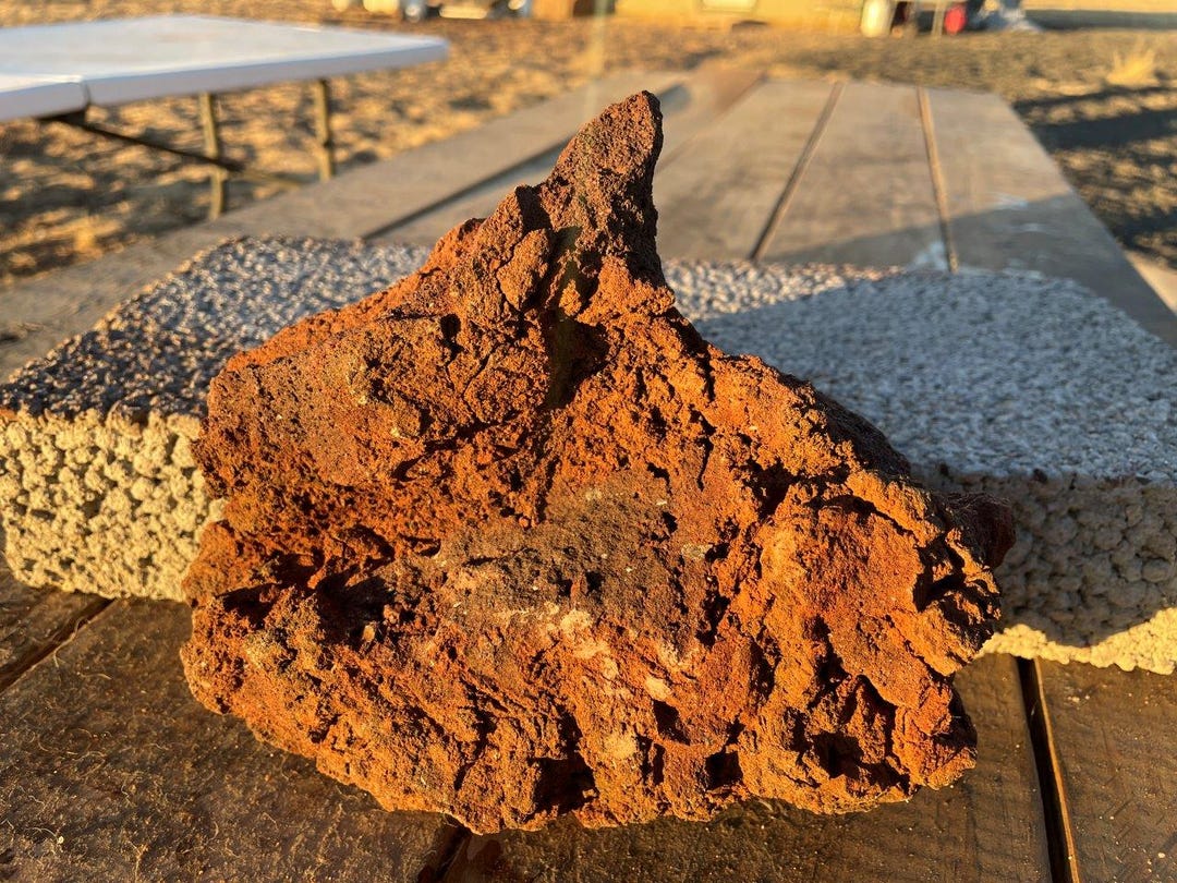 One Large, Red Lava Rock Perfect for Terrariums, Aquariums, Succulents ...