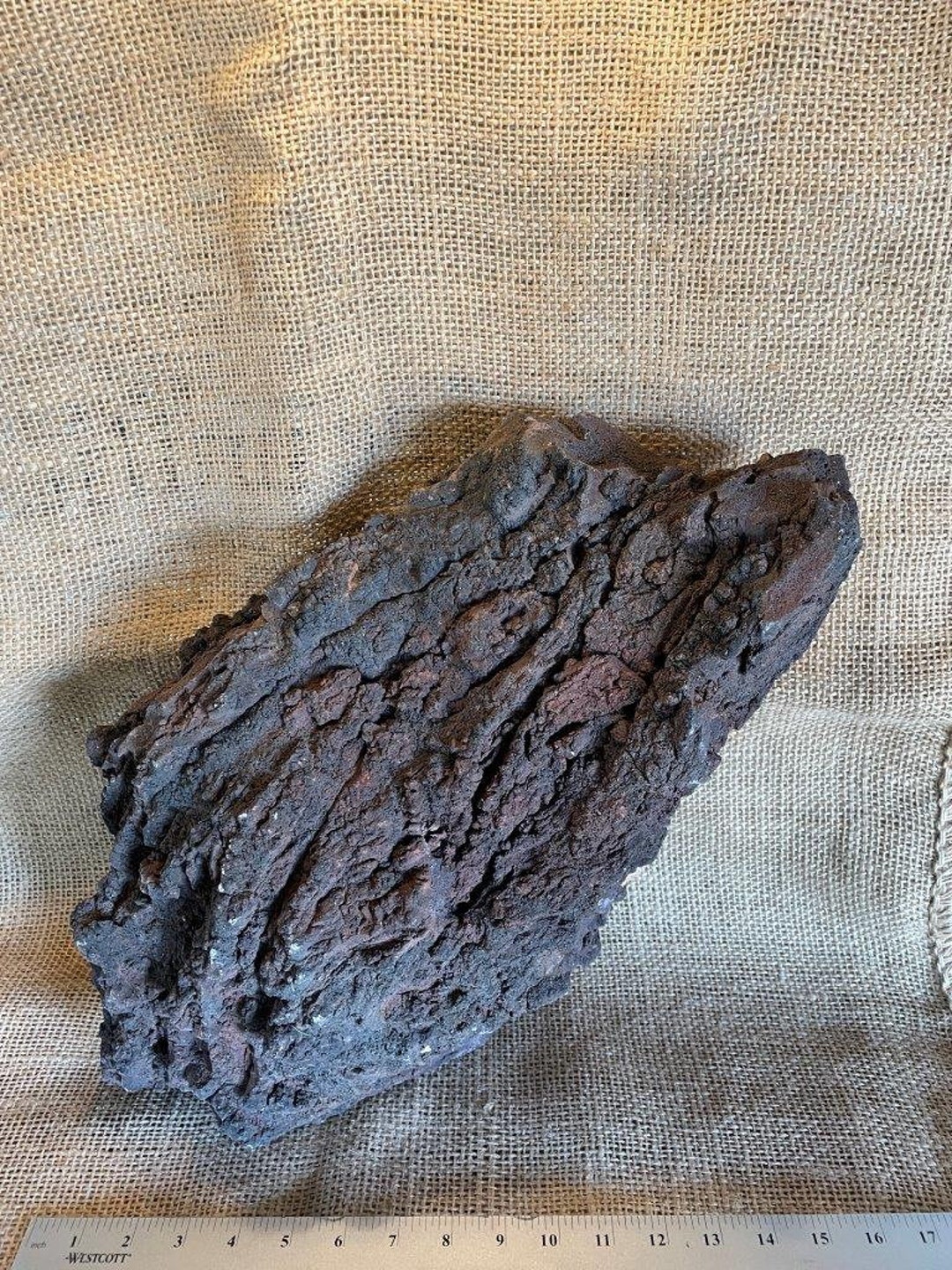 One XXXL Exotic Combination Red & Black Lava Rock, an Ideal Specimen ...