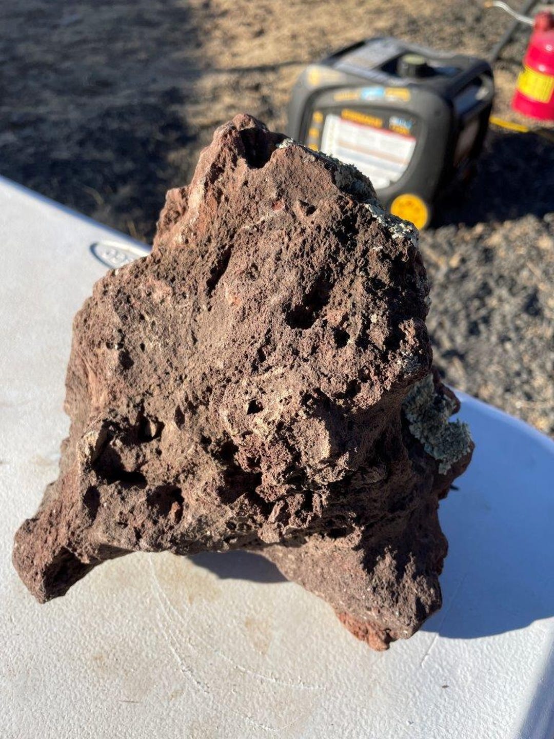 One Large, Red Lava Rock – Perfect for Terrariums, Aquariums ...