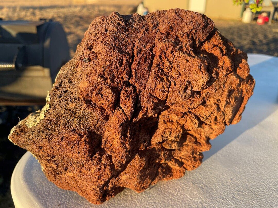 One Large Red Lava Rock Perfect for Terrariums Aquariums - Etsy