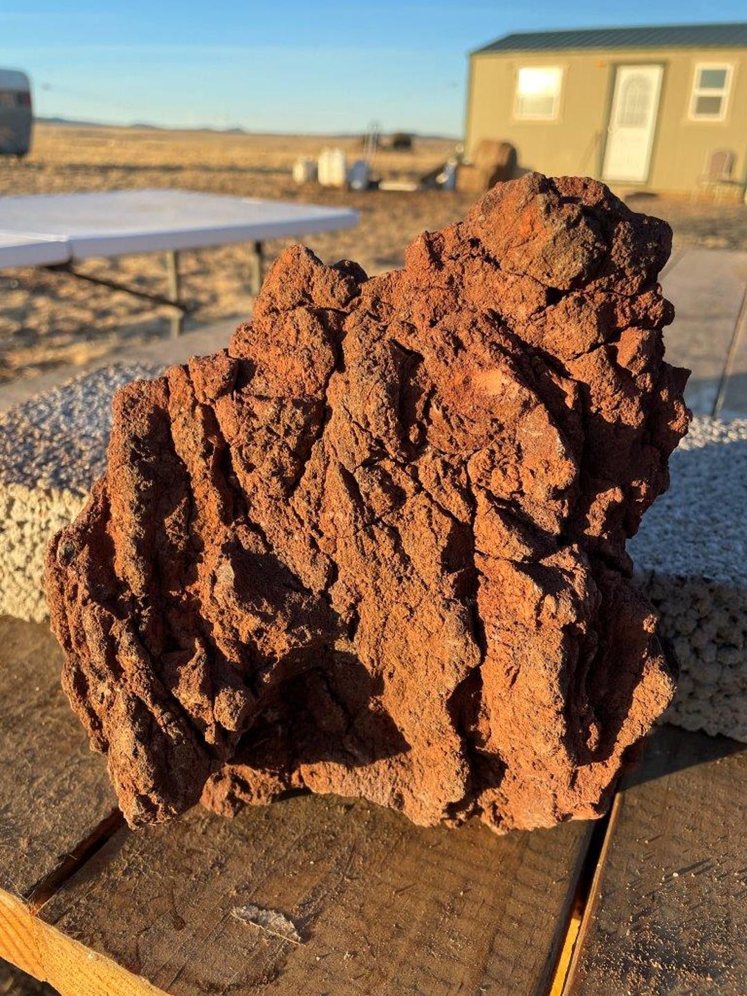 One Large Exotic Black & Red Lava Rock Perfect for Aquariums ...