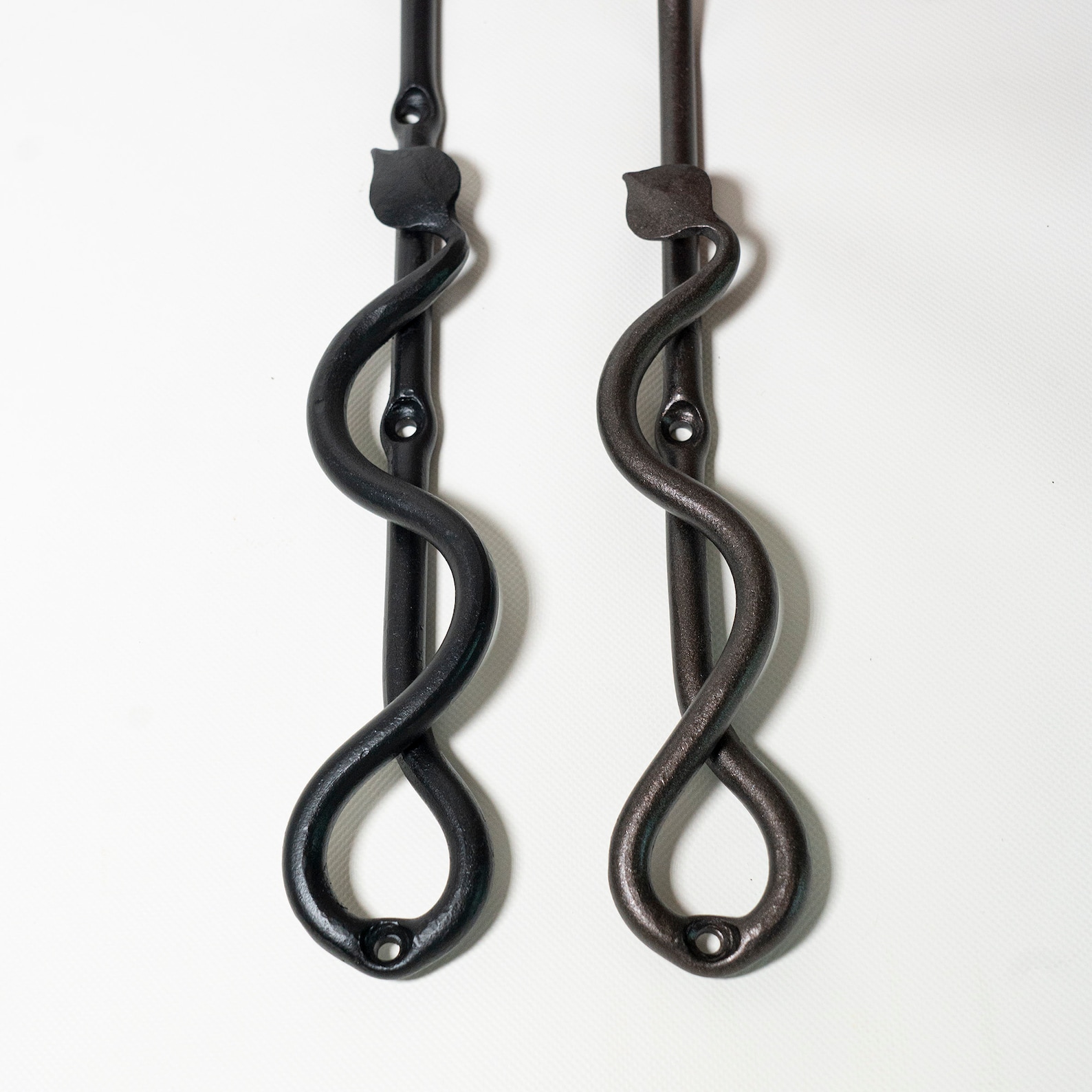 Hand Forged Plant Hanger With Hook Finial - Blacksmith Made - Etsy