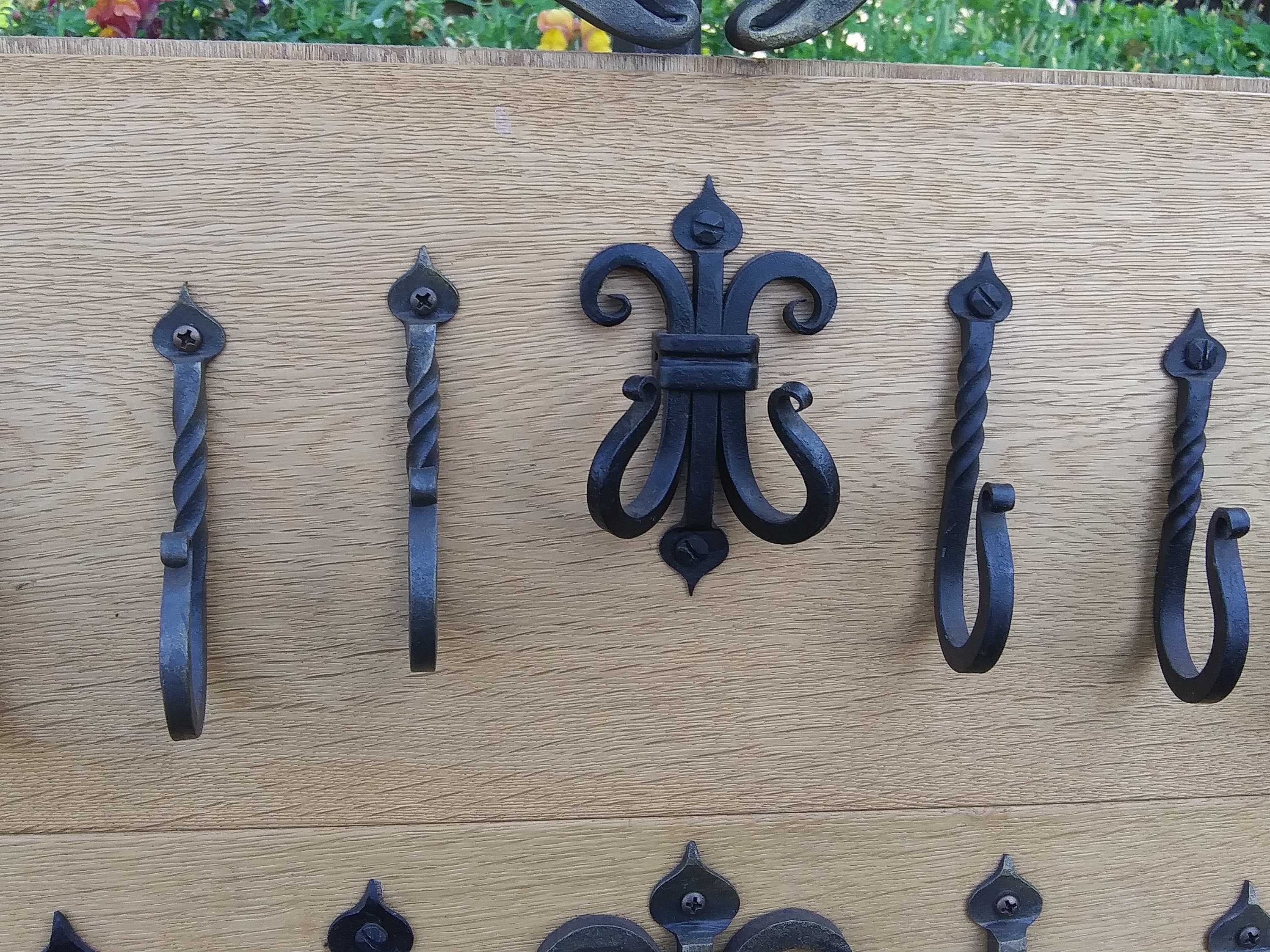 Hand Forged Wall Hooks Coat Hooks Hat Hooks - Etsy