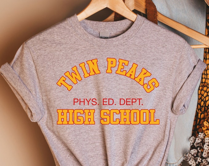 Twin Peaks High School Phys Ed Department Unisex Short Sleeve T-shirt ...