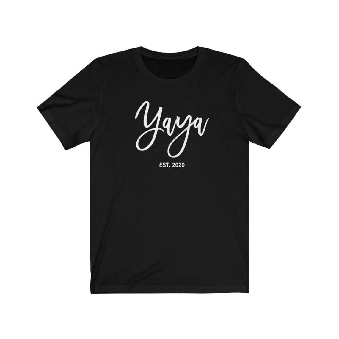 Yaya Tshirt Personalized Yaya Tee Add Your Own Date GIft | Etsy