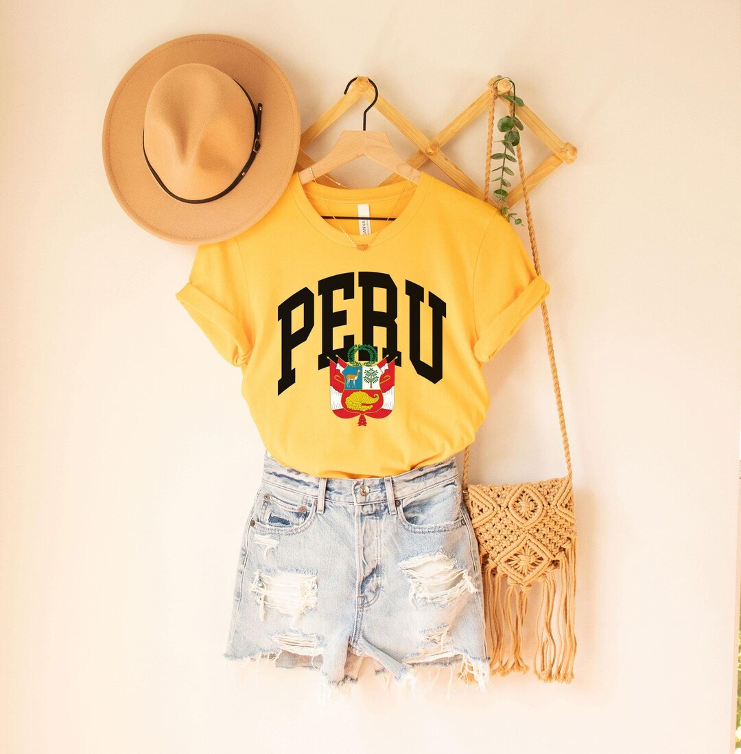 Peru Tee, Peru Trikot, Peru Jersey, Peru Soccer Dress, Peru Fans Gift ...
