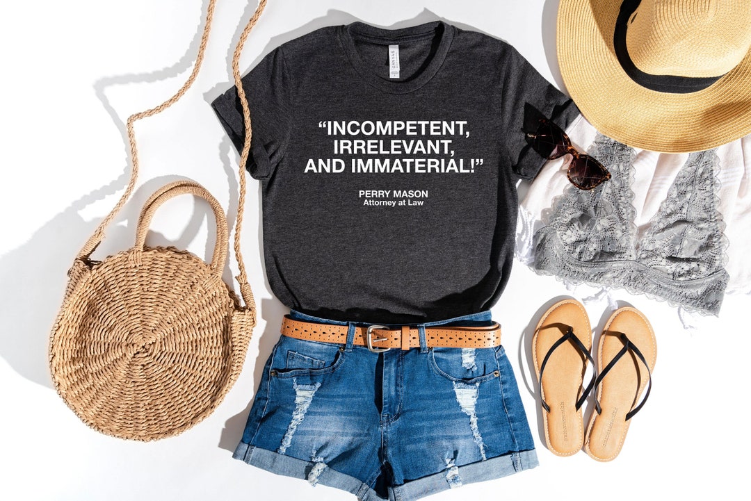 Perry Mason Shirt,i'd Rather Be Watching Perry Mason, Tv Show T Shirt ...