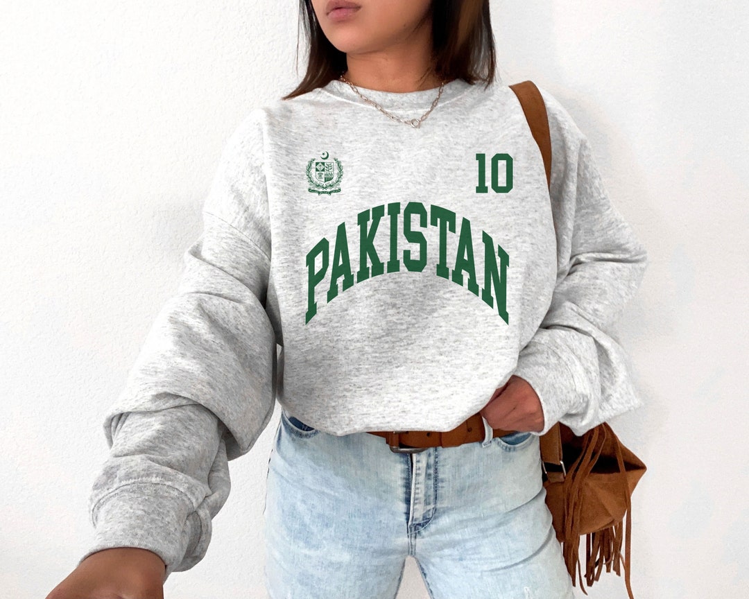 Pakistan Crewneck, Pakistan Jersey, Pakistan Tshirt, Pakistan Gifts ...