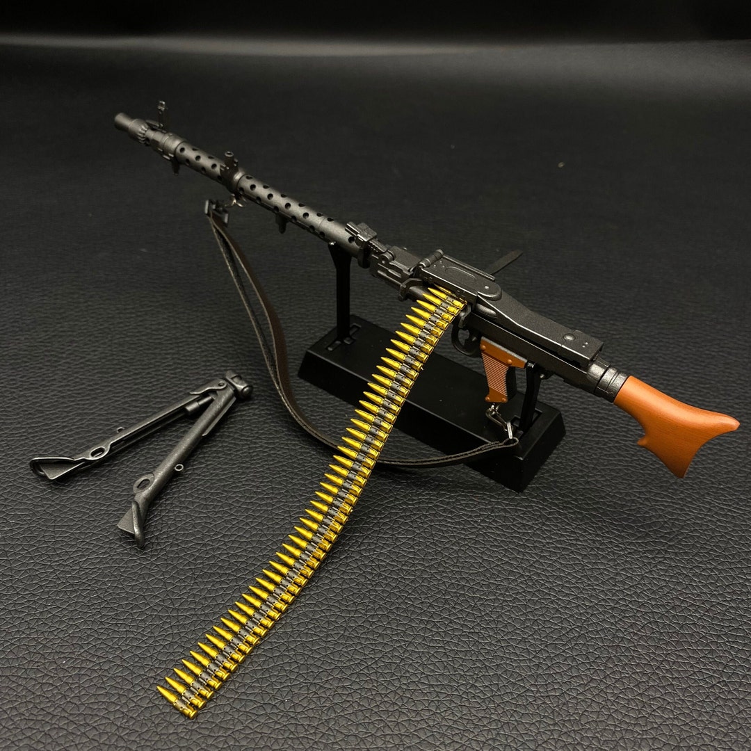 One-sixth MG34 Light Machine Gun Great War 2 Germany Paratroops Weapon ...