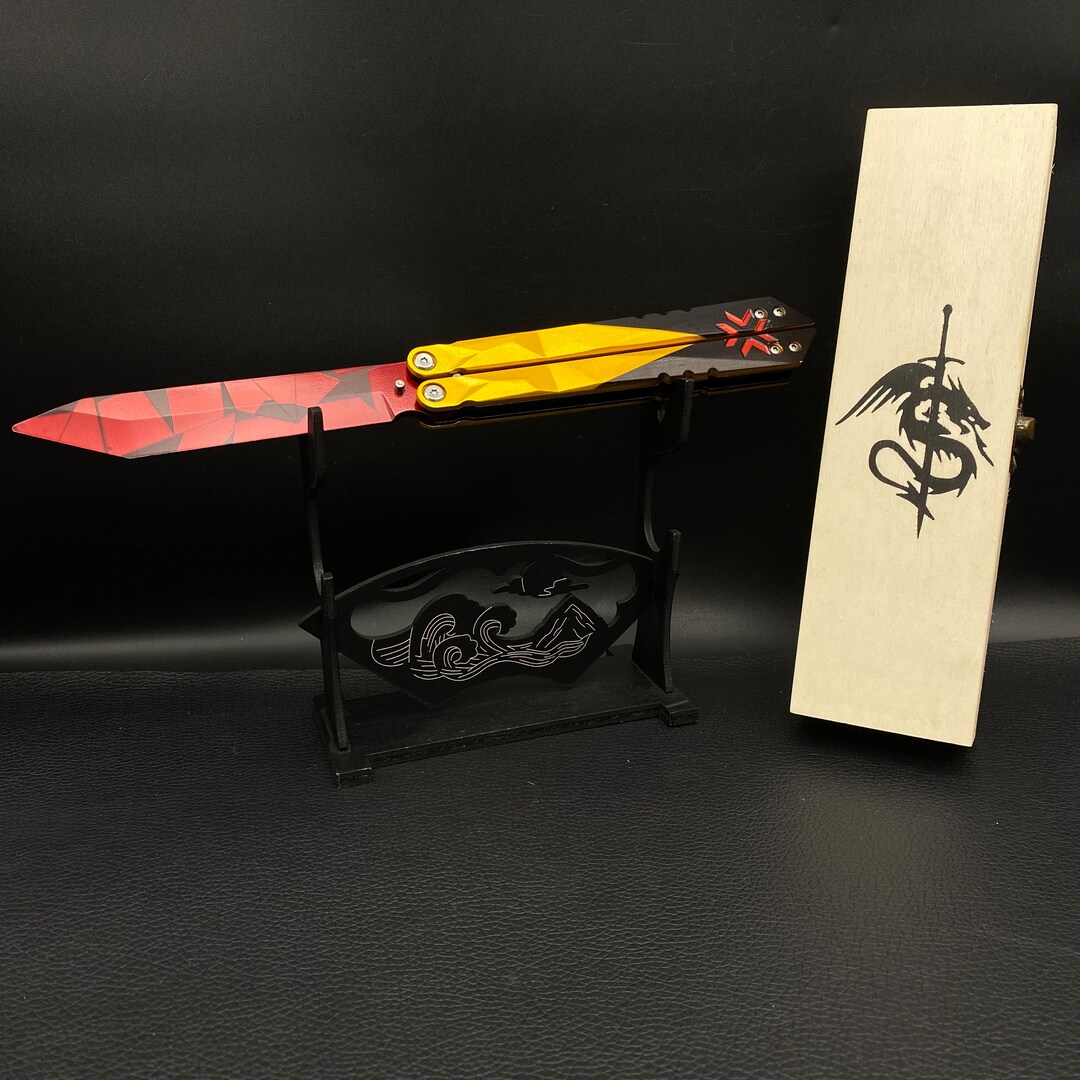 High-end Champion Knife Red Blade Handmade Aluminium Alloy - Etsy