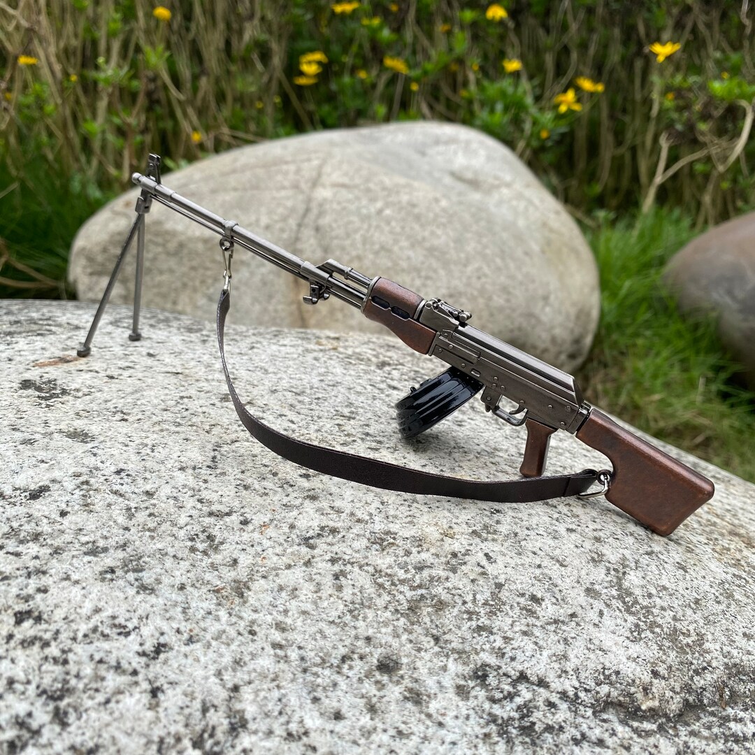 20cm/7.8 Tiny High-quality RPK Machine Gun Metal Replica Miniature Gun ...