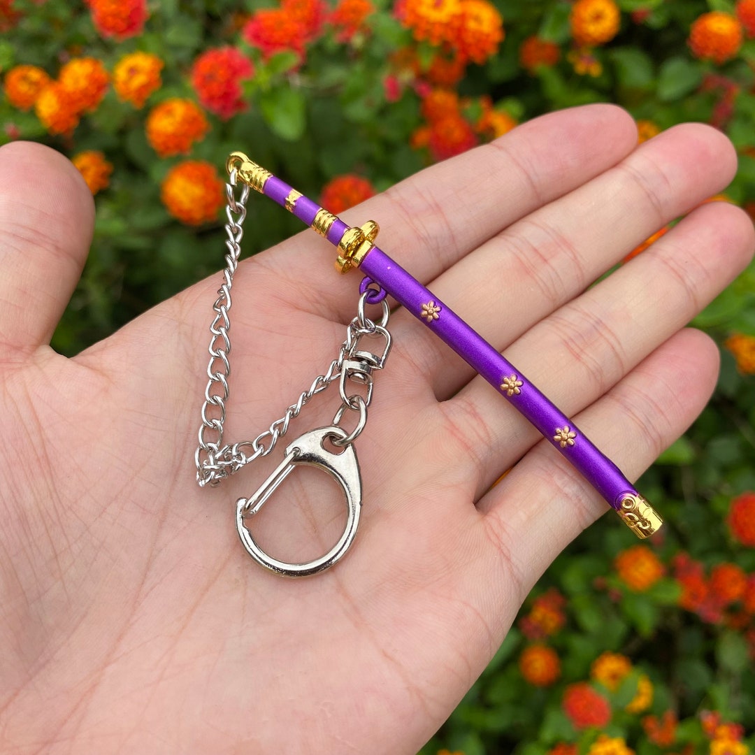 Mini Enma Sword Keychain Tiny Metal Enma Zoro Katana Keychain - Etsy