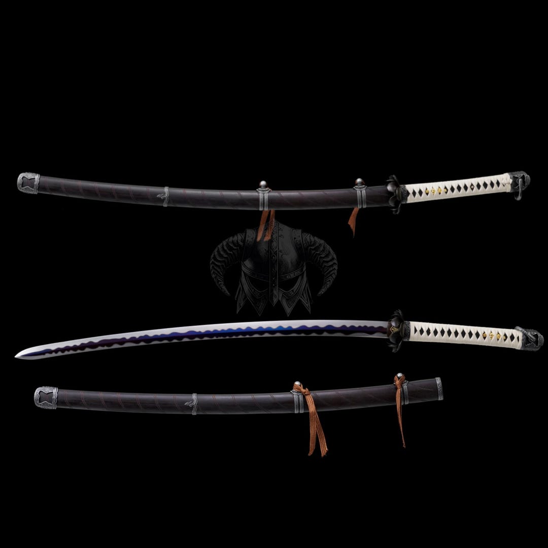 Hand-forged Isshin Ashina Black Mortal Blade Sekiro Shadow Die Twice ...