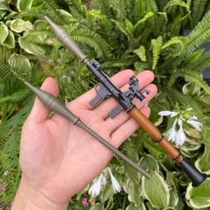 One-sixth RPG Rocket Launcher Tiny RPG-7 Miniature Mini Figure Anti ...