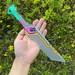 Luminous Glitchpop Knife Full Scale Handmade Metal Glitchpop Dagger ...