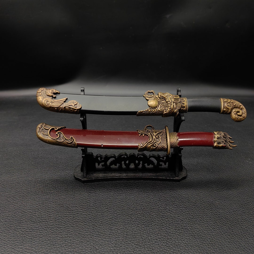 Tiger Head Dagger Blunt Blade Cool Unboxing Knife Cool Dragon Short ...