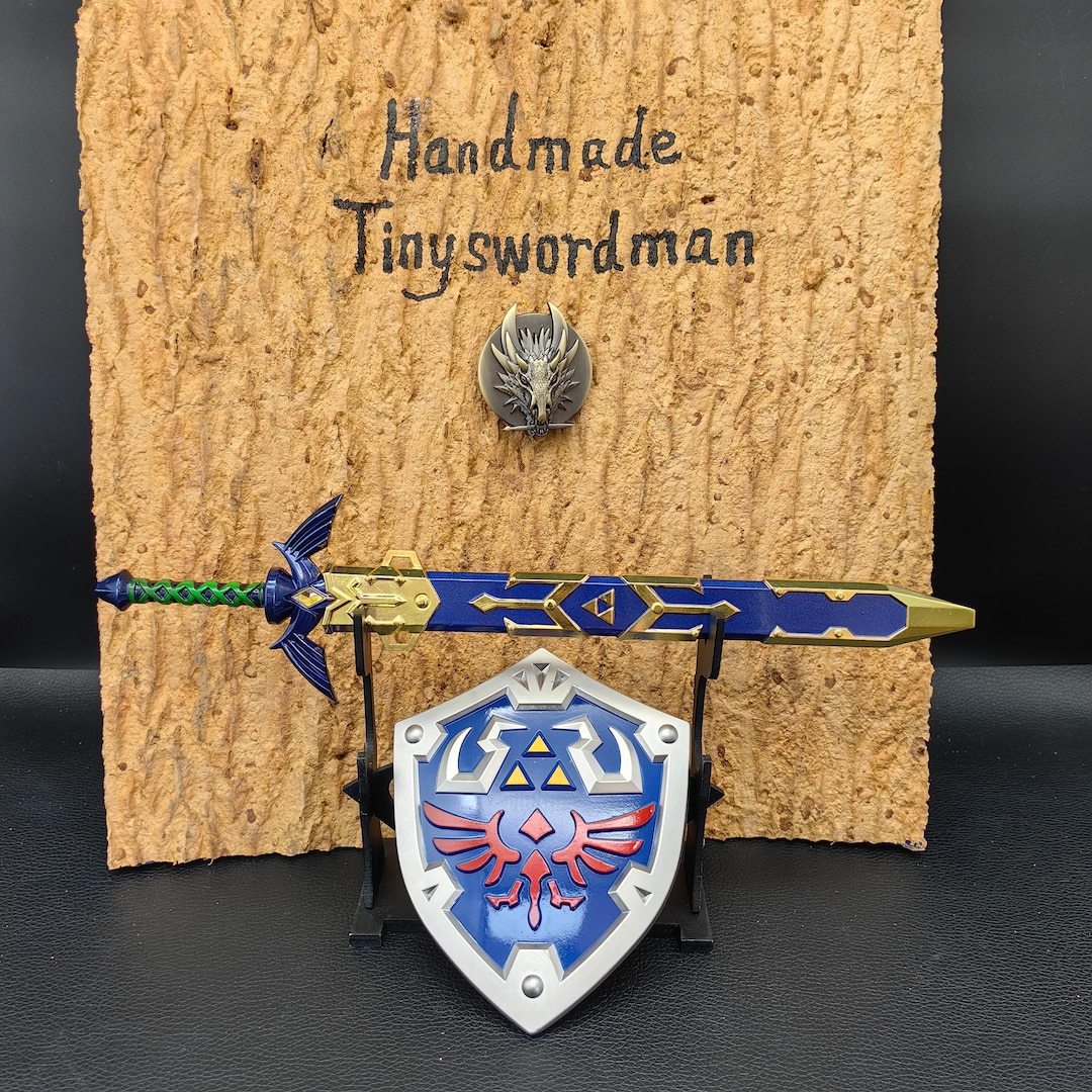 Handmade Zelda Link Master Sword Link Hylian Shield Link Fans ...