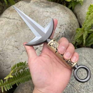 Ultra High Detail Life Size Ninja Silver Kunai Ninjutsu Ninja Cosplay ...