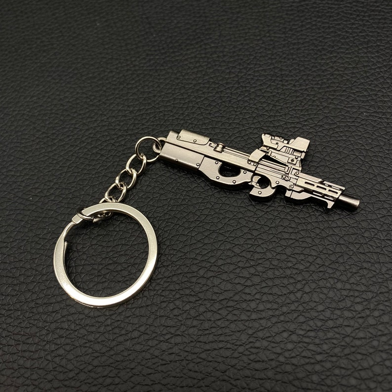 Tiny P90 SMG Gun Keychain Metal P90 COD FPS Game Hot - Etsy