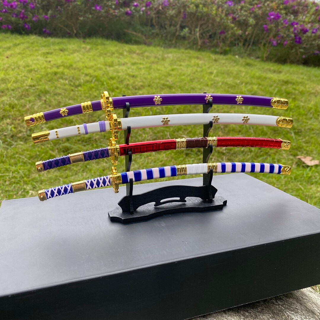 Roronoa Zoro Swords Miniature Sandai Kitetsu Enma Ame No Habakiri Nidai ...