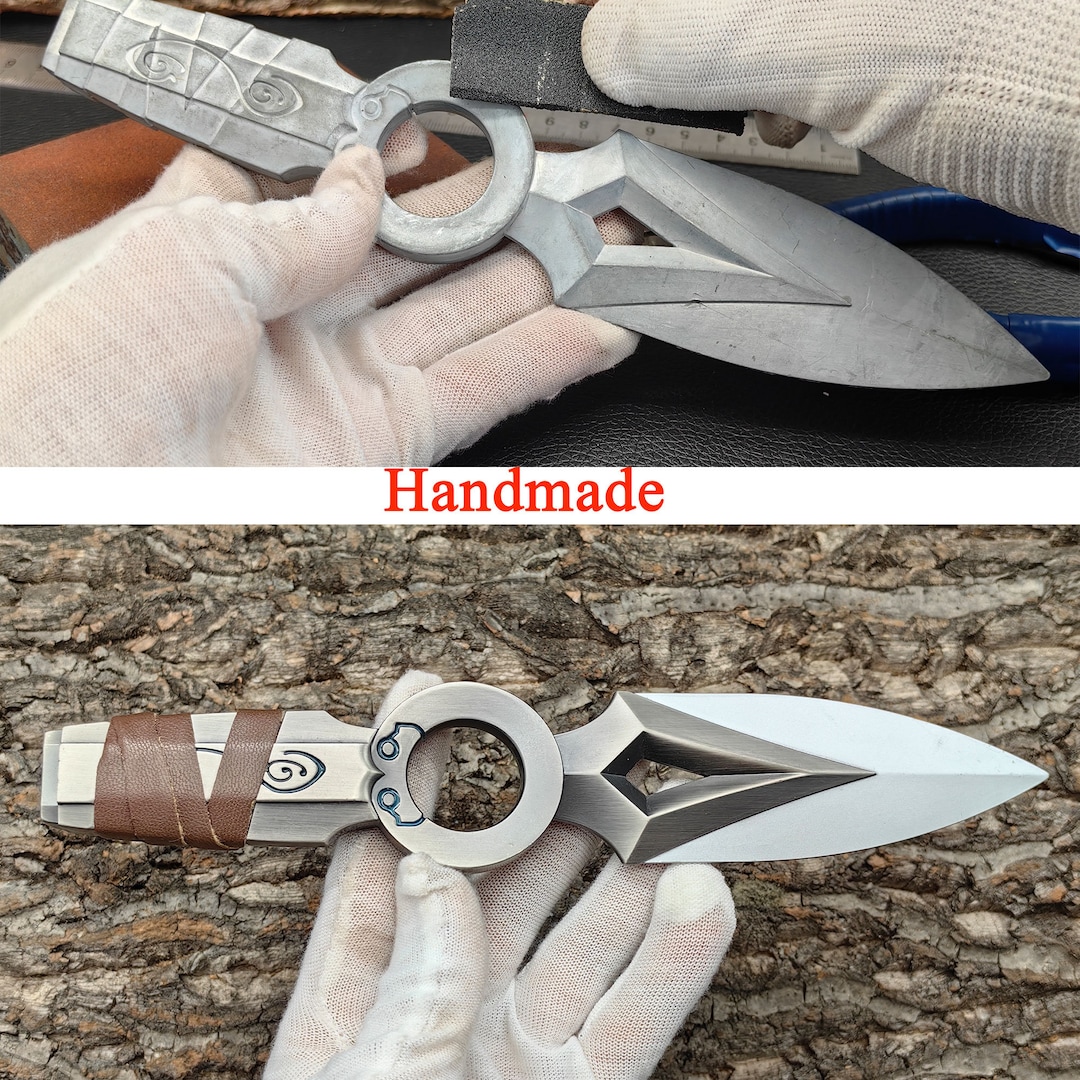 Handmade Jett Kunai Life Size Metal Jett Knife Jett Main Blade Storm ...