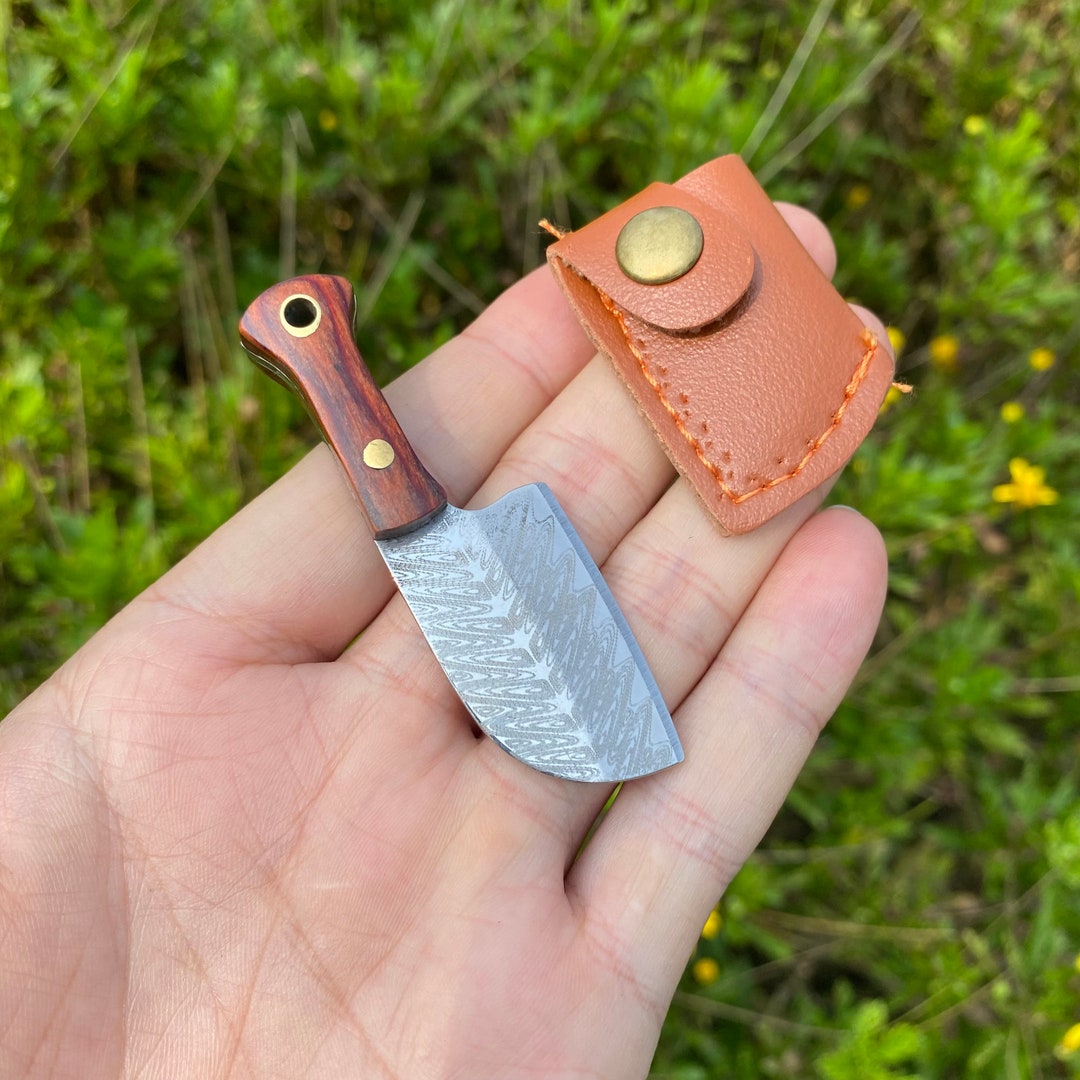6cm/2.4 Wooden Handle Kitchen Knife Miniature Small - Etsy
