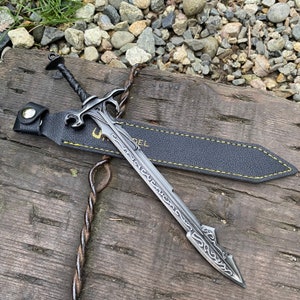 Skyrim Ancient Nord Sword Miniature Metal Tiny Gauldur Blackblade Eduj ...