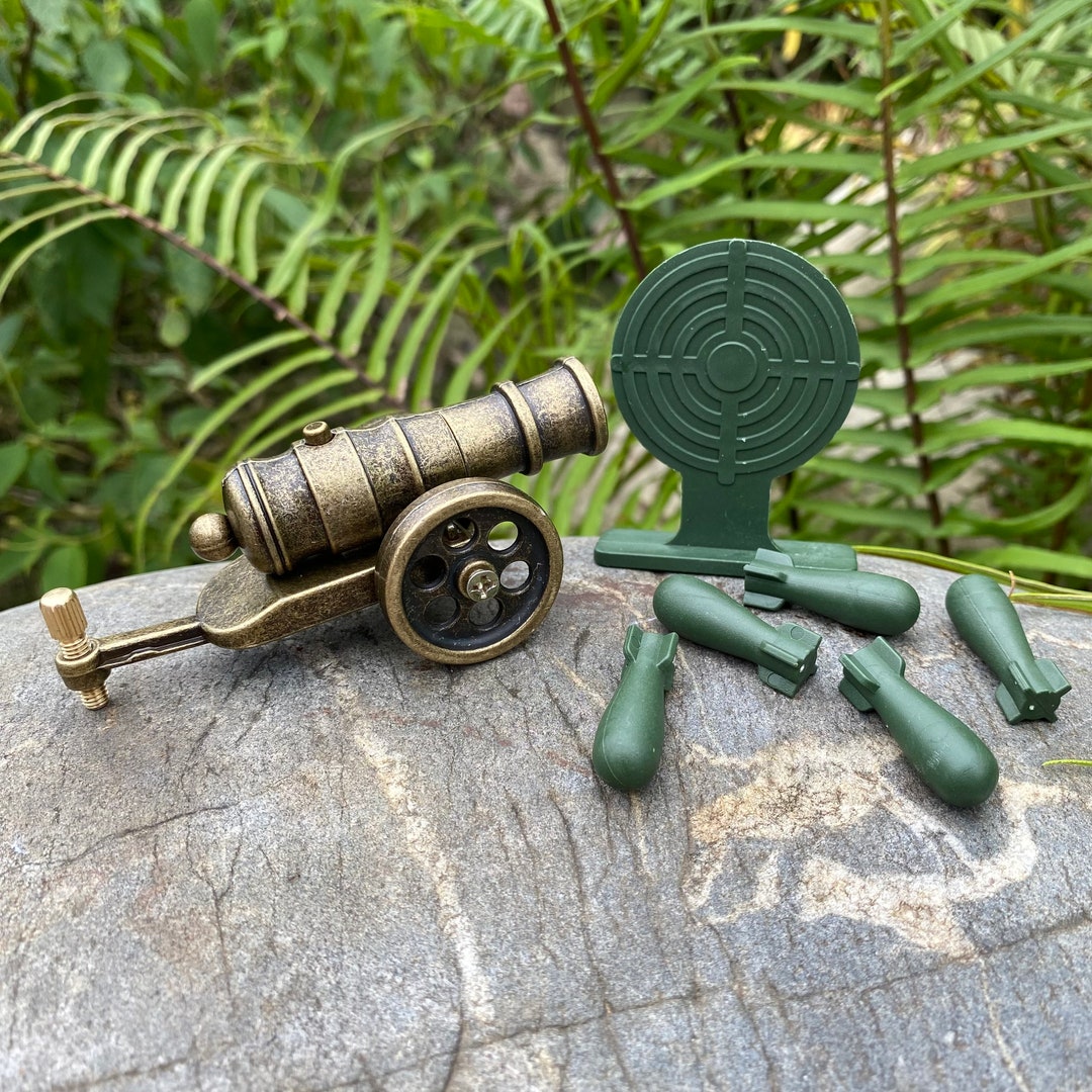 Metal Cannon Miniature Tiny Cannon Small Antiqued Smoothbore Cannon ...