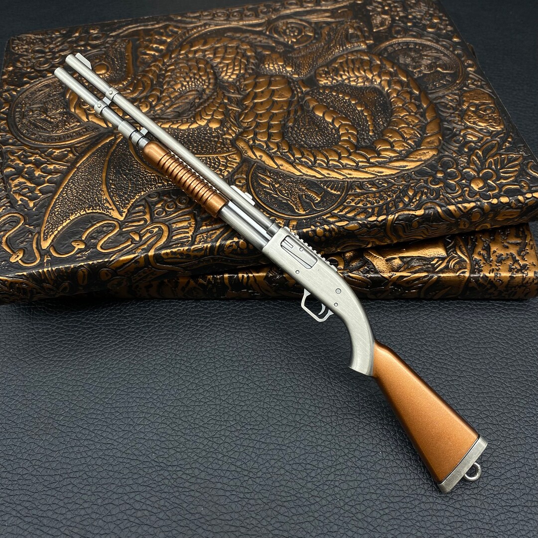 Tiny Classical Cowboy M870 Shotgun Metal Miniature Small Shotgun ...