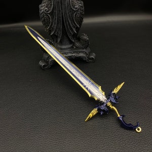 Final Fantasy Bahamut Ultima Sword Miniature Tiny Metal Bahamut Astral ...