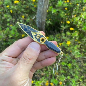 Metal Champions Kunai Keychain Replica Hot Game Val Champions Dagger ...