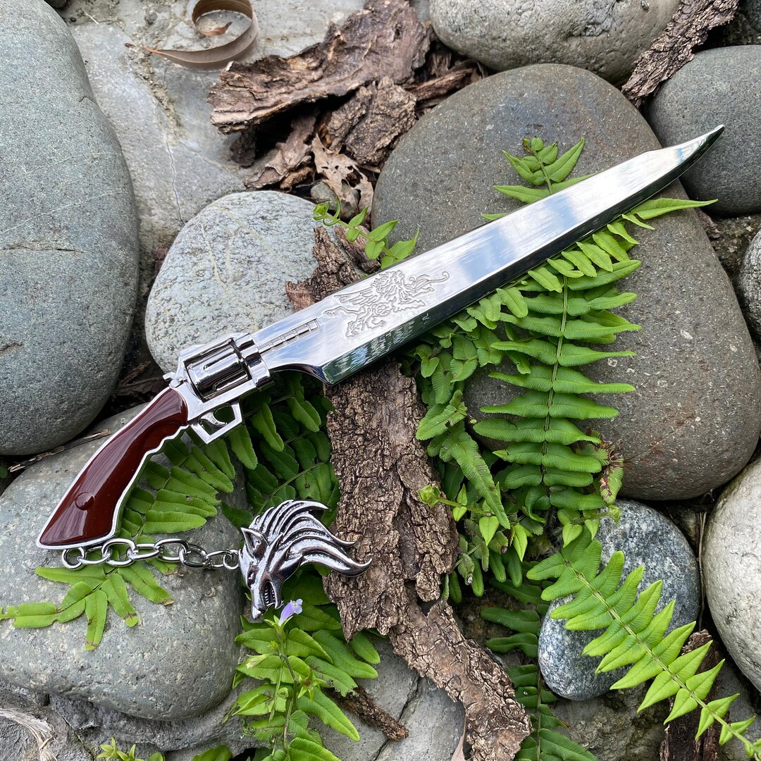 FF8 Squall Leonhart Sword Metal Final Fantasy Game Weapon Replica Tiny ...