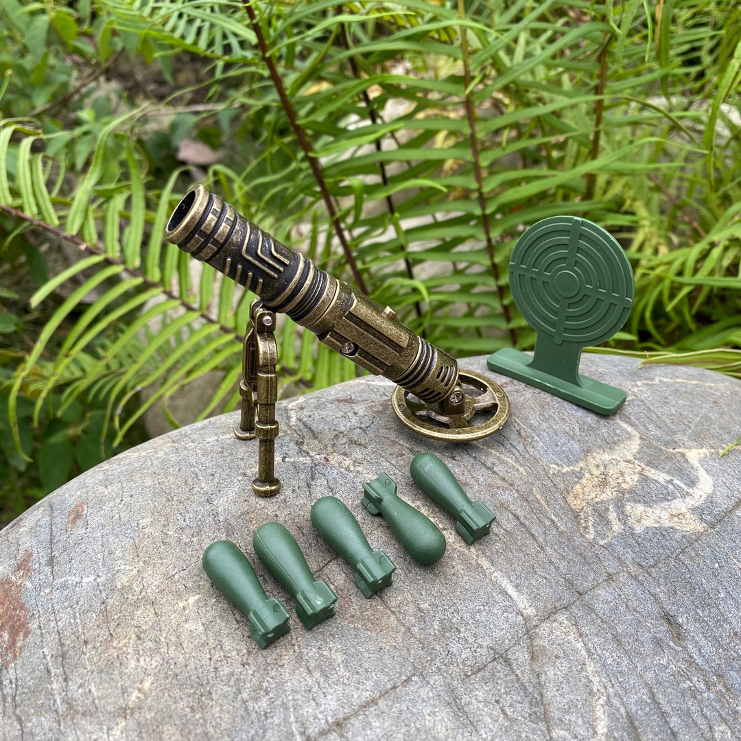 Mortar Miniature Tiny Metal Mortar Small Mine Thrower Creative Great ...