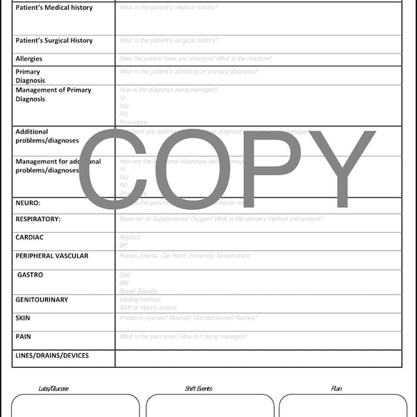 Ltc Report Sheet - Etsy