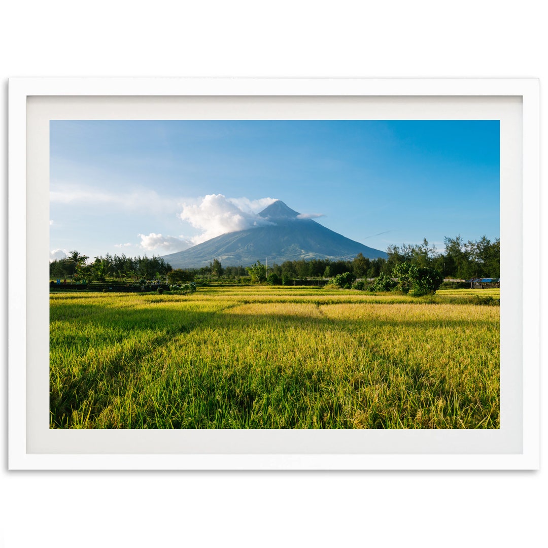 Photography Print of Mayon Volcano Philippines, Fine Art Print, Wall ...