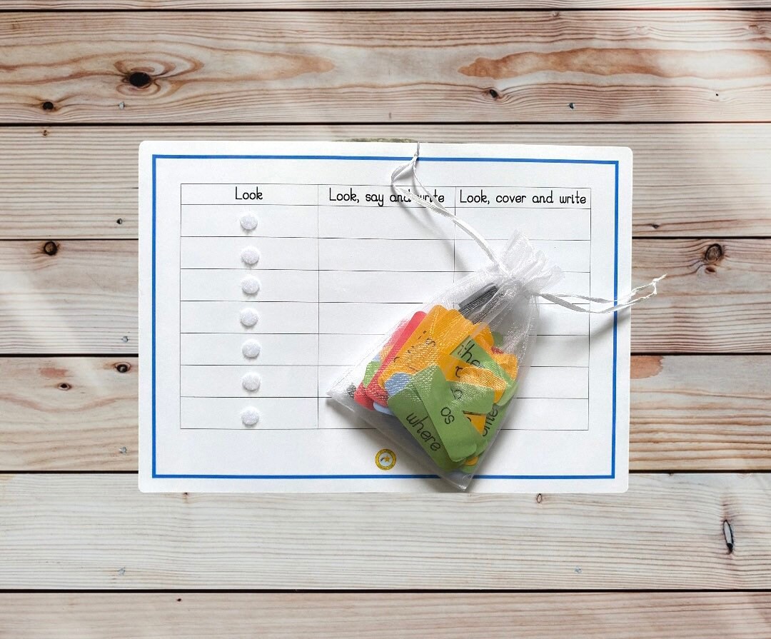 Year One Spelling Writing Activity, High Frequency Words, School ...