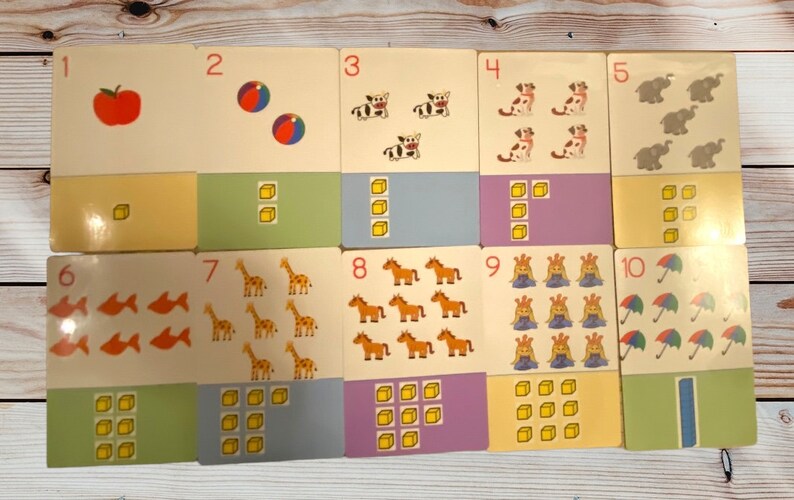 Number Flash Cards 1-20 Tracing Number Flashcards Counting - Etsy UK