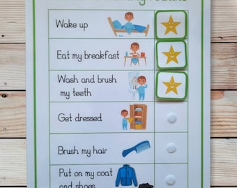 Autism Routine Chart | Etsy UK