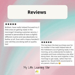 Morning and Bedtime Routine Charts and Reward Chart Bundle, Routine ...